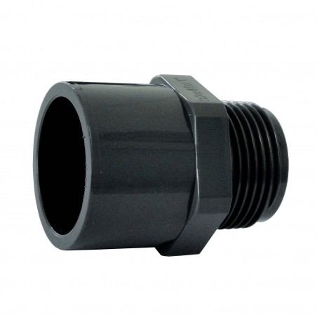 PVC-U нипел, смесен, Plimat, D32-1", външна резба | EF32 - HydroSpa